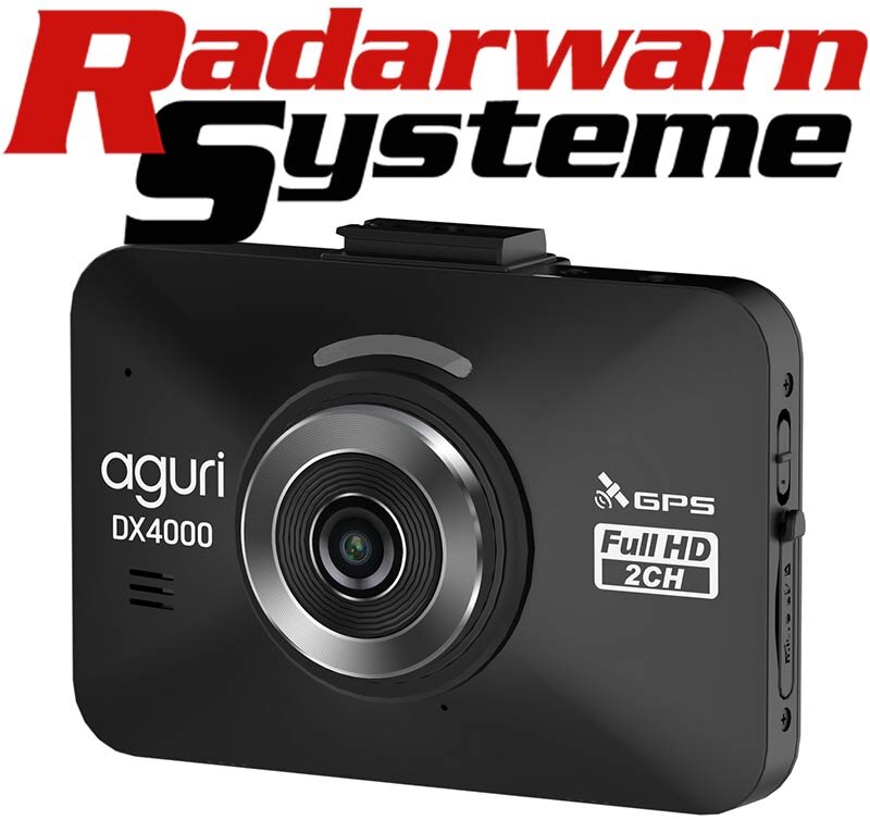 Aguri DX4000 Dash Cam & GPS Speed Trap Detector, 249,00